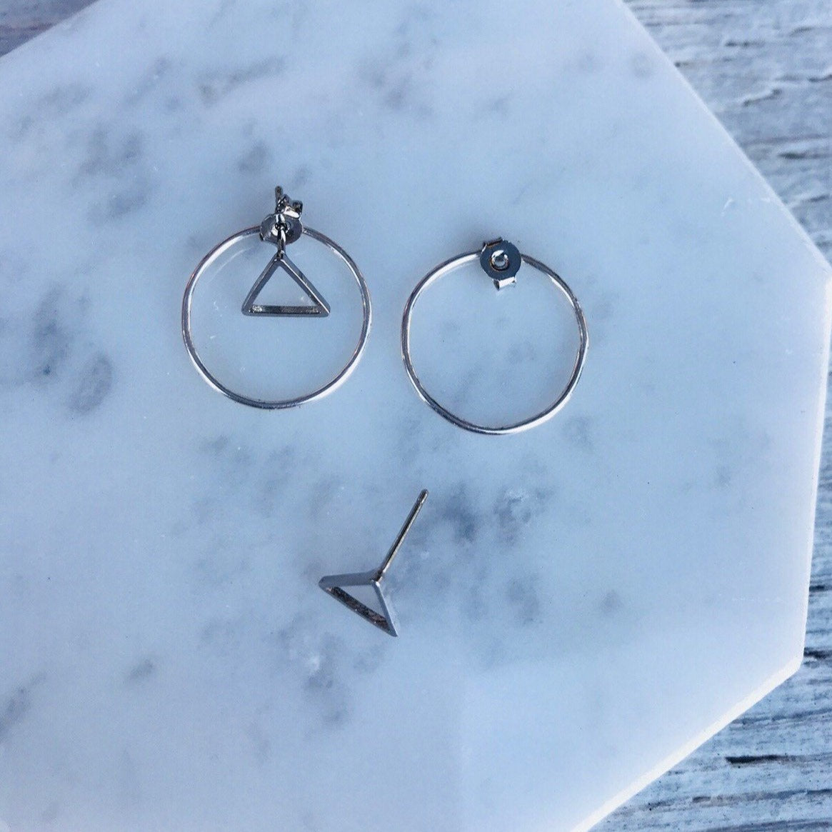 Triangle Ear Jacket – Origami Jewels