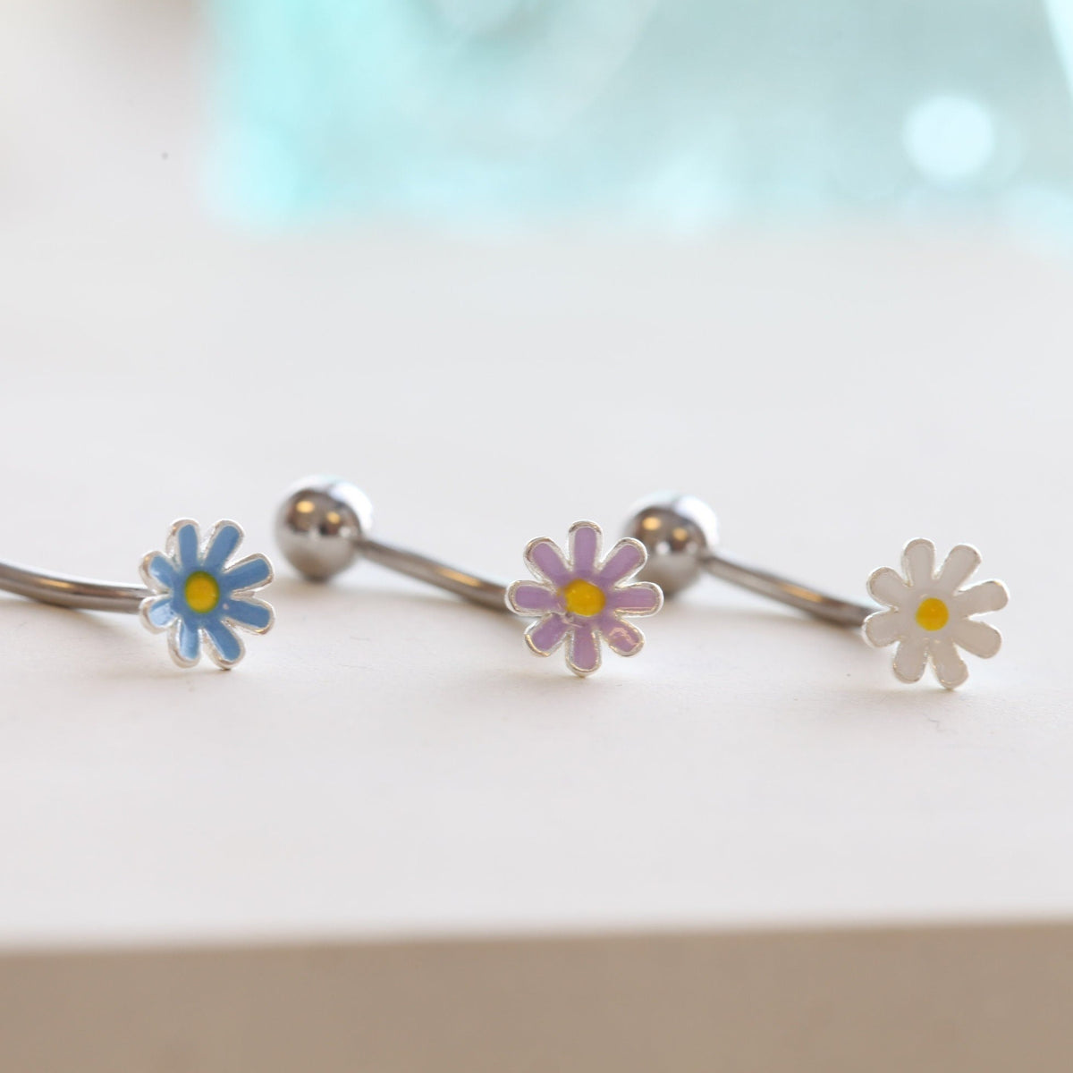 Daisy Belly Button Ring – Origami Jewels